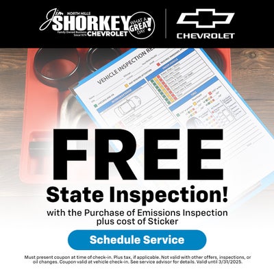 Chevrolet Service Department | Automotive Service Bakerstown | Jim ...